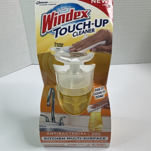 Windex Touch-Up Cleaner Multi Surface Disinfectant Citrus 10oz ...
