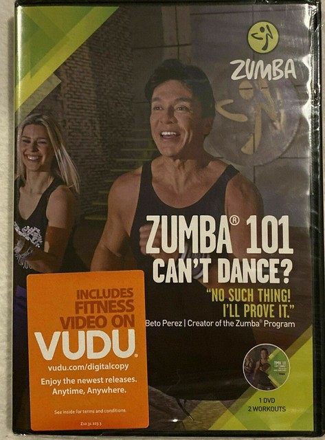 Zumba 101 Can't Dance? Fitness DVD Beto Perez Factory for sale online ...
