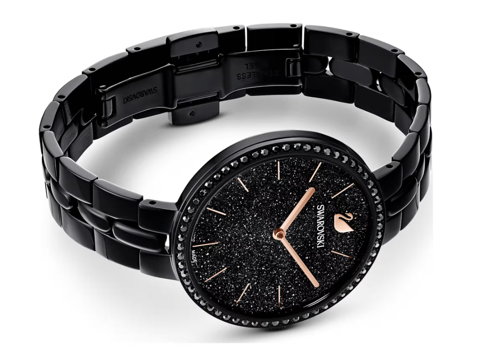 Swarovski Cosmopolitan watch Swiss Made, Metal, Black finish 5547646 ...
