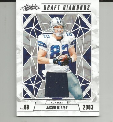 Jason Witten 2024 Panini Absolute - Draft Diamonds Jersey Card Cowboys ...