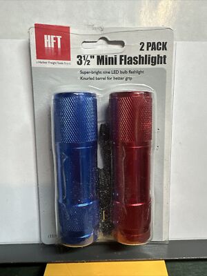 Harbor Freight Tools Brand - 3 1/2” Mini Flashlight - Super-bright LED ...