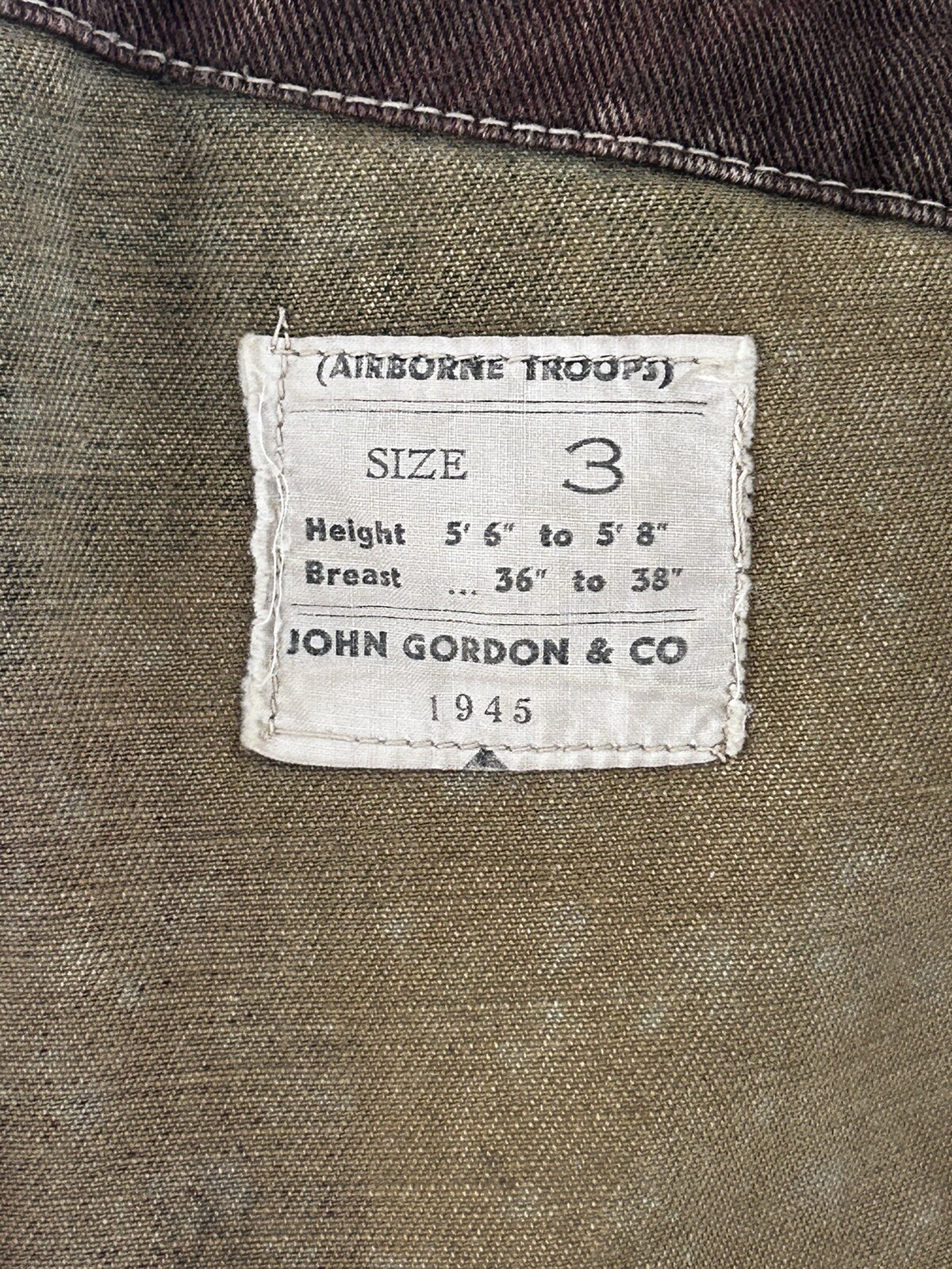 WW2 2nd Pattern Denison Smock British Airborne Jacket Dated 1945~ FREE ...