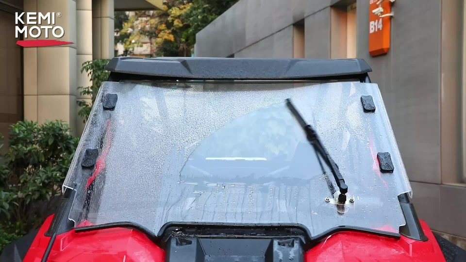 UTV 12V Electric Windshield Wiper Motor Kit Washer Bottle For Can Am ...