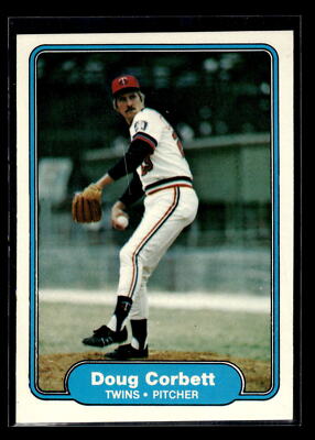1982 Fleer Baseball #551 Doug Corbett "Set Break" Mint Minnesota Twins ...