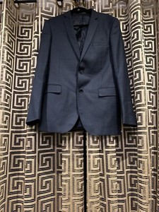 Peter Jackson Mens Suit Jacket Formal Wear Blazer Navy Nlue Blue Size ...