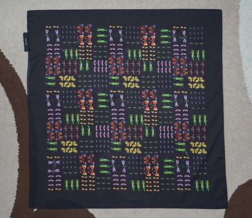 GUCCI Insect print Black Flora cotton Scarf. LUXURY! | eBay