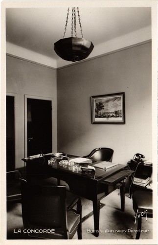 PC FRANCE PARIS (9E) LA CONCORDE BUREAU D'UN SOUS-DIRECTEUR (a4465) | eBay