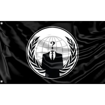 Anonymous Flag II Unique Design, 3x5 Ft / 90x150 cm size, EU Made | eBay