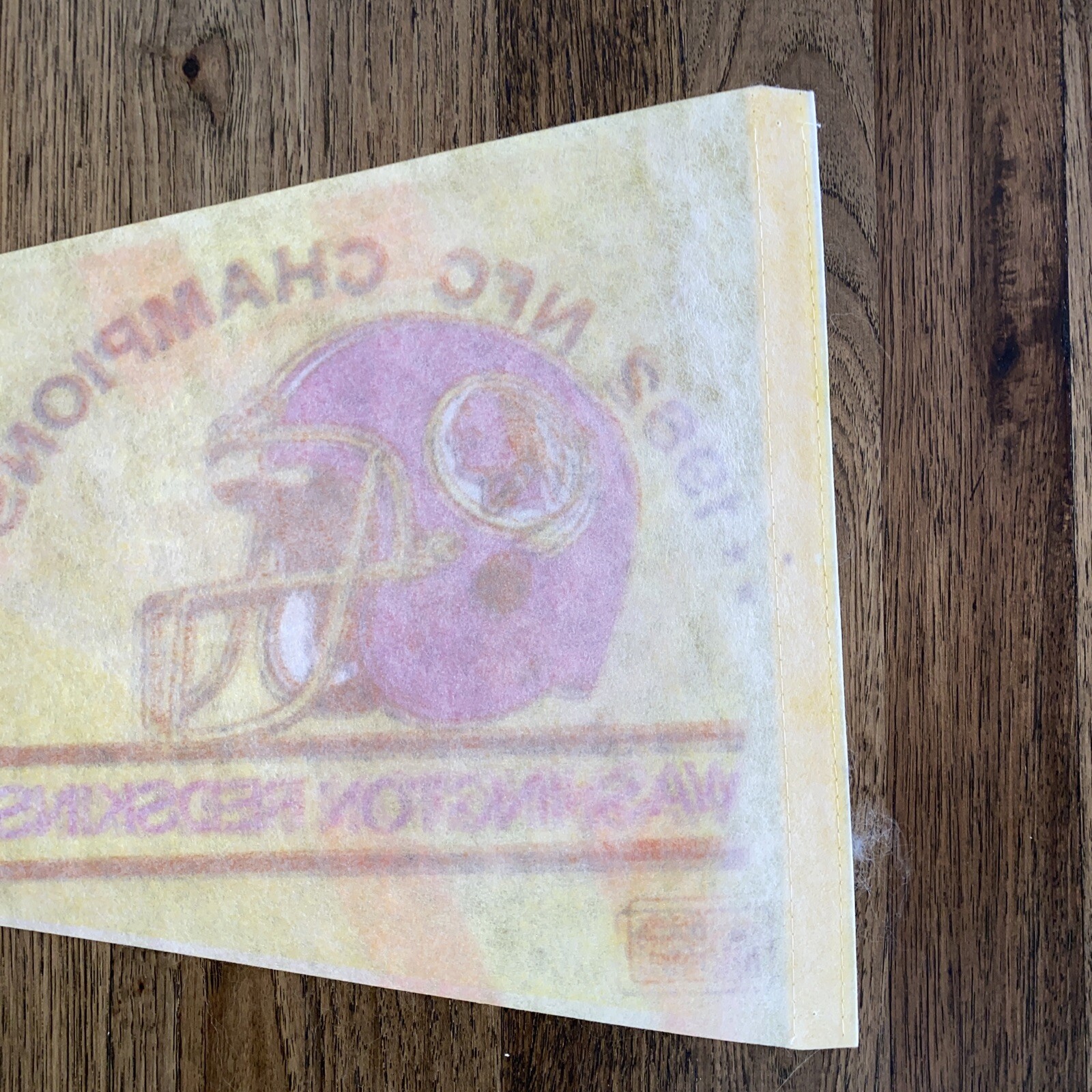 1982 Washington Redskins NFC Champs pennant Super Bowl XVII SB 17 John ...