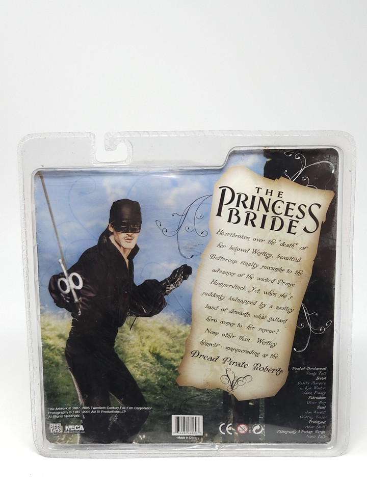 The Princess Bride Dread Pirate Roberts Westley Action Figure Neca Reel ...