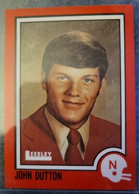 1989 Leesley Nebraska Cornhuskers Go Big Red John Dutton #07 | eBay