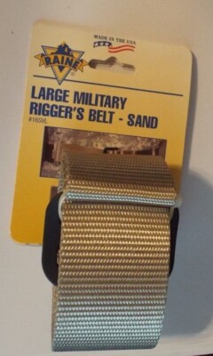 Raine Inc US Army Air Force Military Combat Uniform Rigger Belt Desert ...