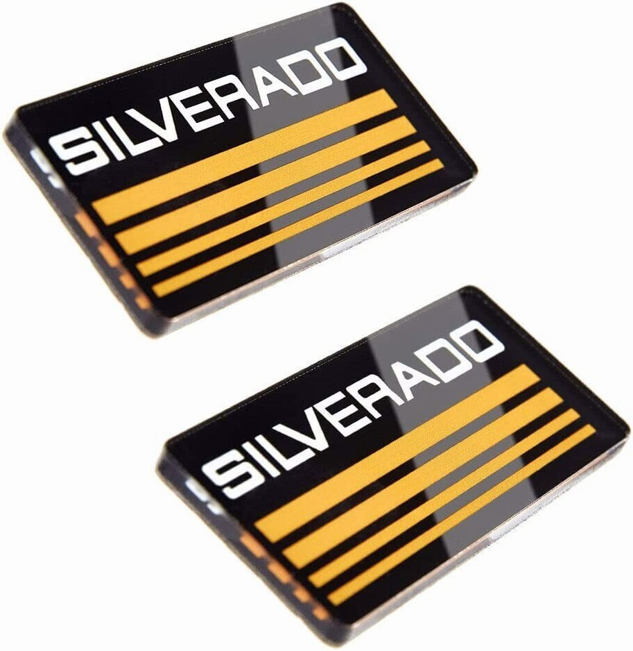 Pair Set Silverado Cab Emblem Side Roof for 88 89 90 91 Suburban Tahoe ...