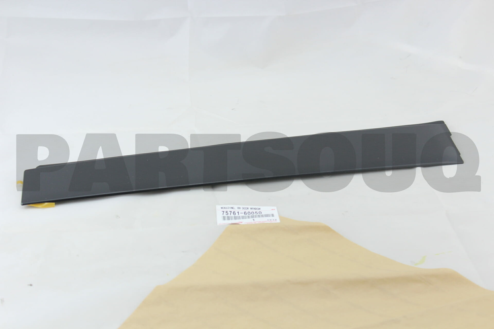 7576160050 Genuine Toyota MOULDING, REAR DOOR WINDOW FRAME, FRONT RH ...