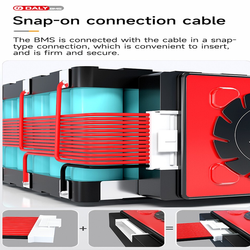 Daly BMS 12S 48V 20-100A Li-ion Battery PCB Board Common Port with ...
