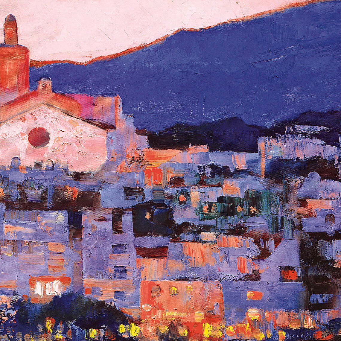 27W"x27H" COSTA BRAVA SUNSET by HOWARD BEHRENS -VILLAGE CHURCH CHOICES ...