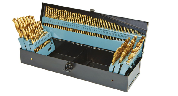 Warrior 115 pc Titanium M2 High Speed Steel Drill Bit Set - 61543 for ...