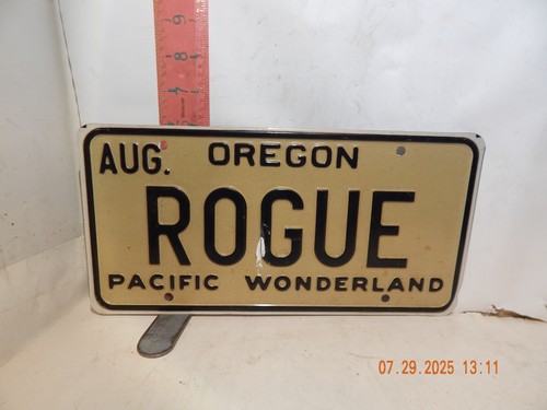 Rogue Ales Beer Sign - Pacific Wonderland plate form - ROGUE for number ...