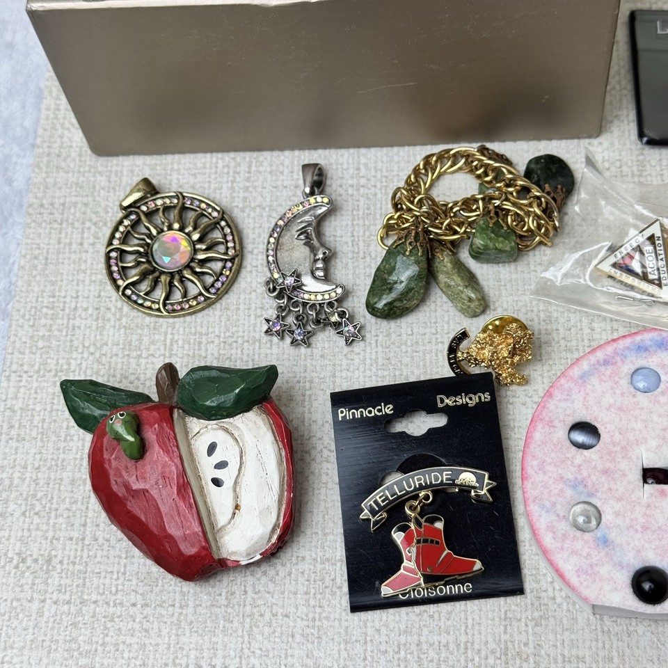Junk Drawer Lot Vintage Pins Misc Jewelry Random | eBay
