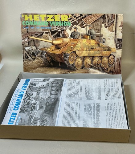 Dragon 6060 Hetzer Command Version 1:35 Plastic Model Kit - Open Box ~ Complete | eBay