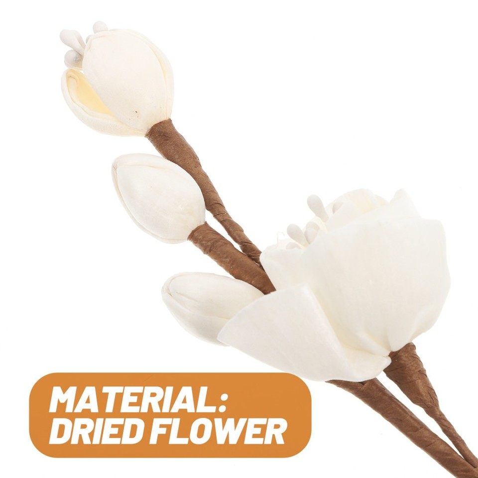 3 Pcs Diffuser Oil Refill Rice Paper Sticks Flowers Aroma Wands ...