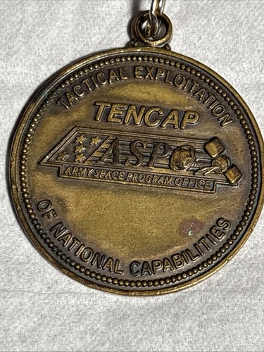 AUTHENTIC ARMY SPACE PROGRAM OFFICE TENCAP RARE BRONZE MEDAL | eBay