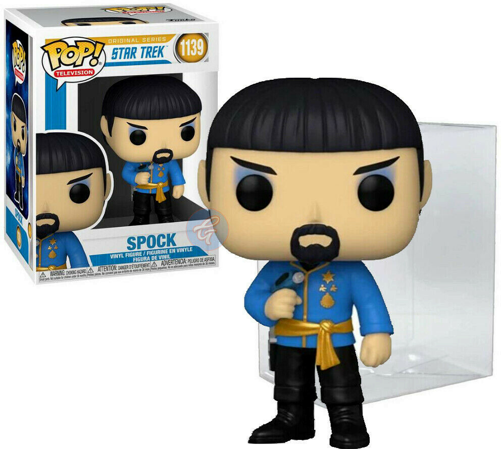 Star Trek: TOS Spock (Mirror, Mirror) Pop! Vinyl Figure in Protector | eBay