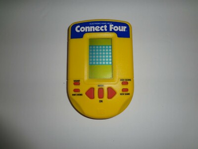 Connect Four Hand Held Electronic Game Milton Bradley 1995 Vintage | eBay