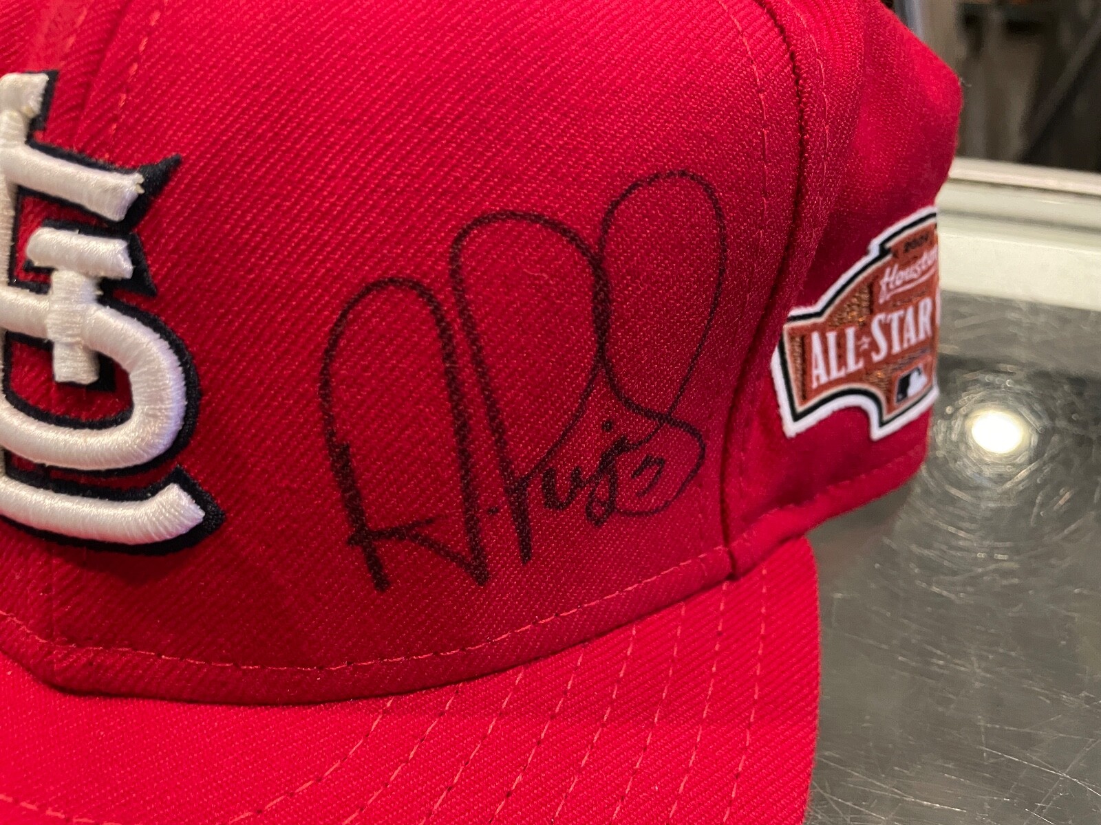 2004 ALL STAR GAME ALBERT PUJOLS ST. LOUIS CARDINALS #5 SIGNED BASEBALL ...