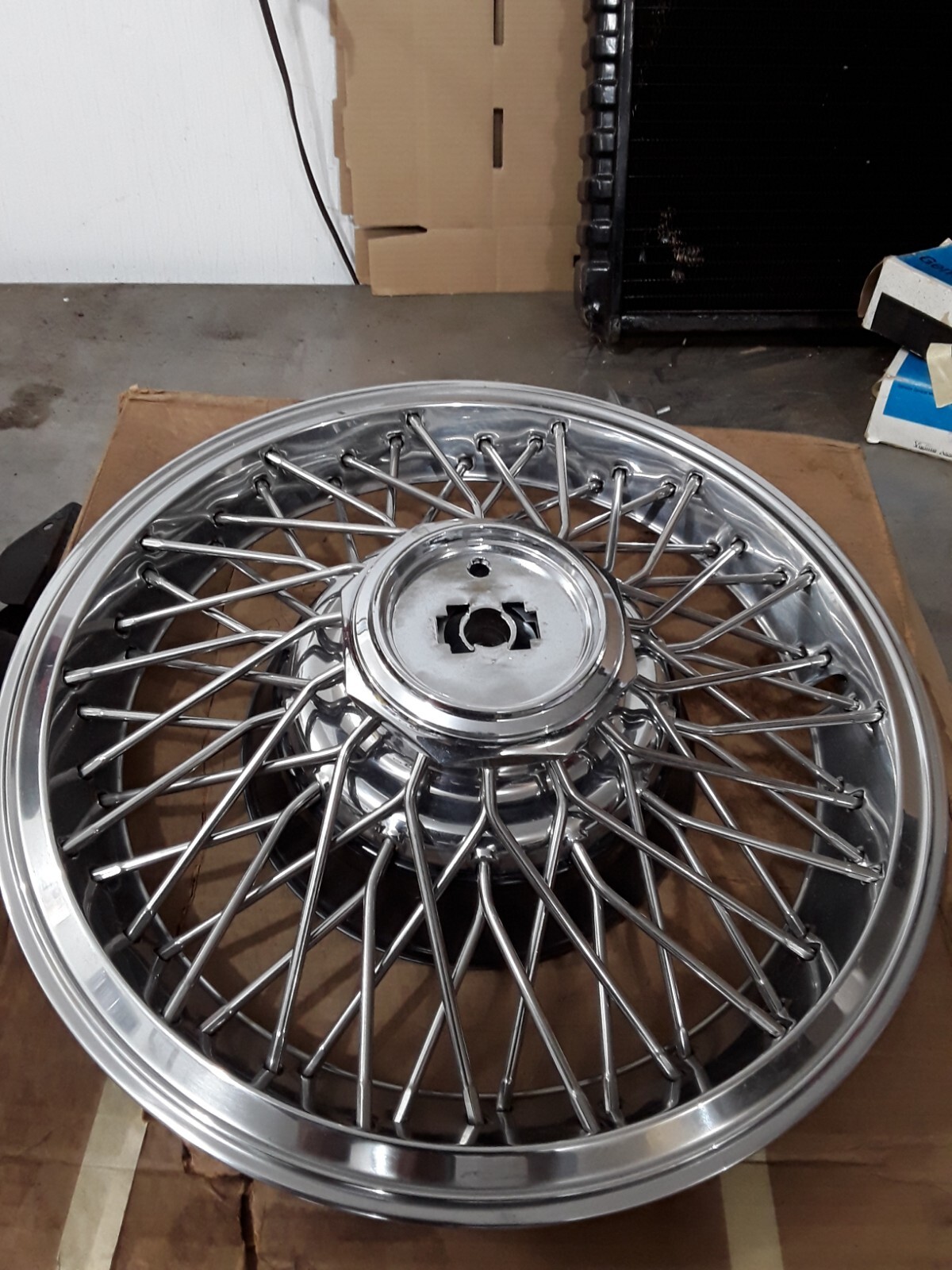 1982 to 1987 Pontiac Grand Prix 14 Inch Wire Spoke Hubcaps Wheel Covers ...