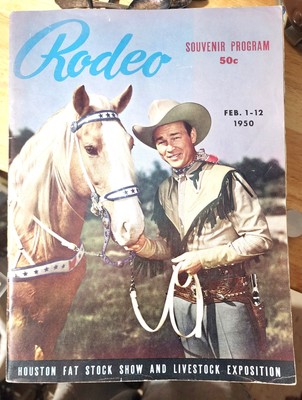 Vintage Rodeo Magazine 1950 February 1-12 Roy Rogers Cover | eBay