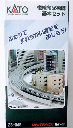 Kato 23-048 Double Track Viaduct Incline Pier Set N Scale | eBay