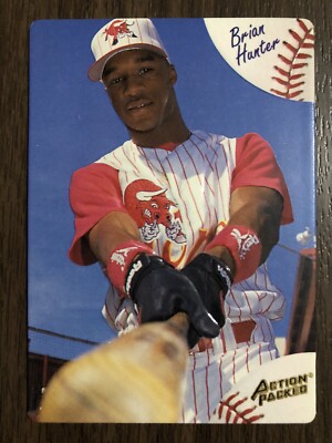 Brian Hunter Rookie Minors 1994 Action Packed #52 Tucson Toros Houston ...