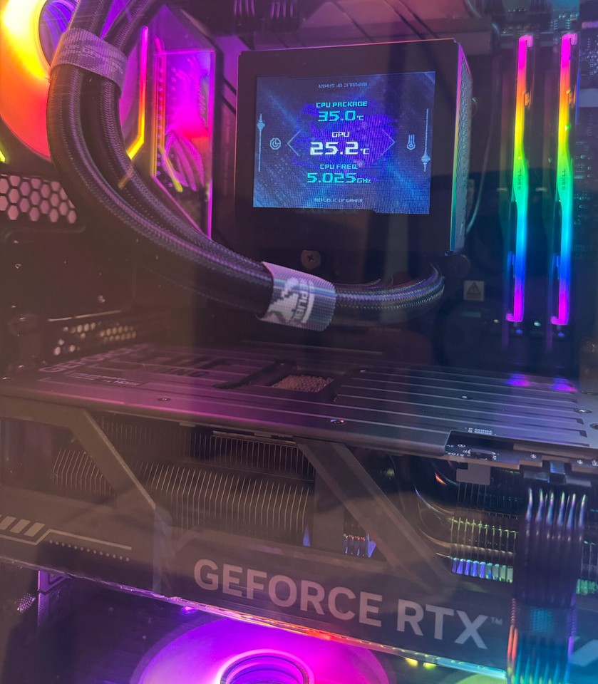 RTX 5090 RYZEN 7 9800X3D Custom Built Gaming PC 64GB RAM 4TB 990 Pro ...