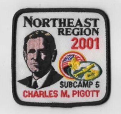2001 Northeast Region Patch Subcamp 5 BLACK Bdr. [KY-6484] | eBay