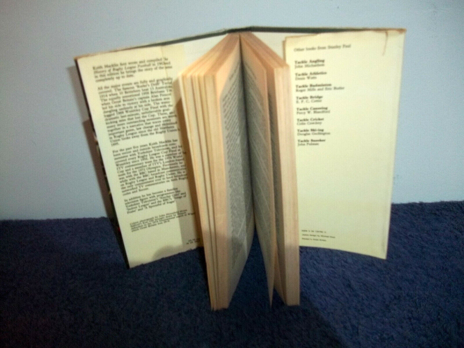 `the History of Rugby League Football Keith Macklin 1974 Harback for ...