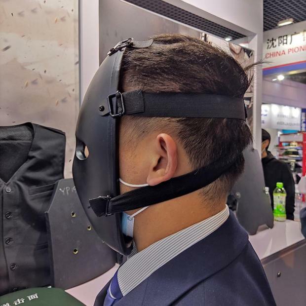 PE Ballistic Bullet Proof Face Mask Body Armor NIJ Level IIIA 3Aface ...