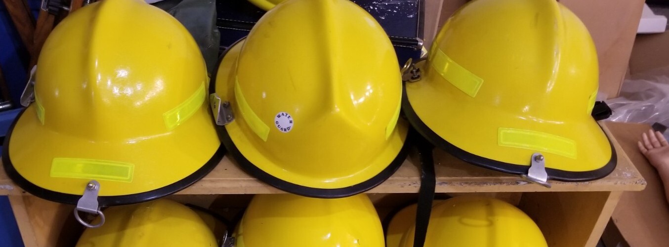 15 Morning Pride Force V+ IV FIRE FIGHTER HELMETS YELLOW shells No ...