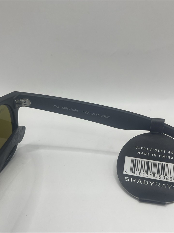 Shady Rays CL-31 Classic Timber Black Emerald Colorush Polarized ...