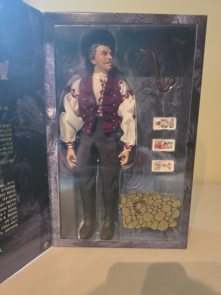THE WOLF MAN BELA THE GYPSY 12" FIGURE Universal Studios Monsters ...