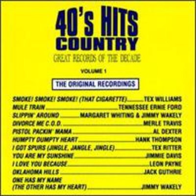Various Artists - 40's Country Hits 1 / Various [Used Very Good CD ...