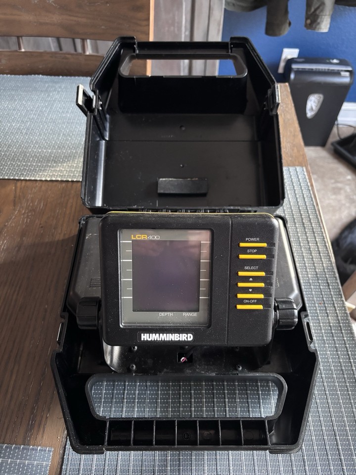 Hummingbird LCR 400 ID Portable Fish finder Untested | eBay