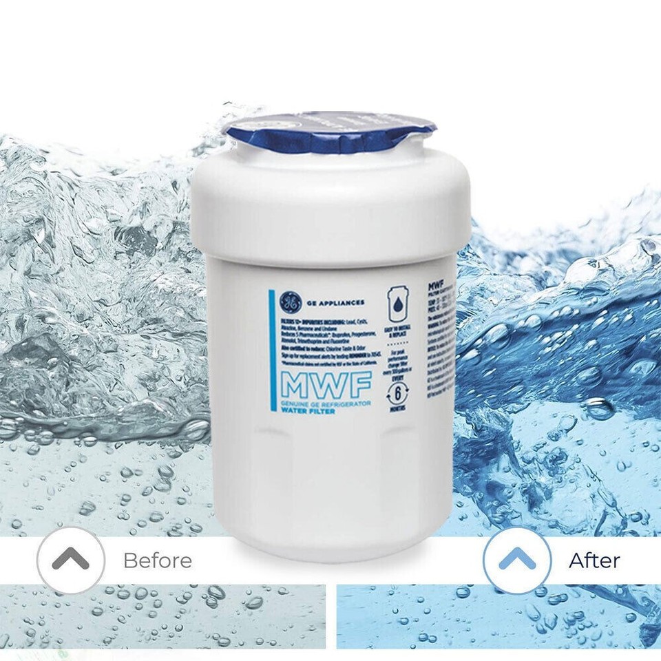 2 Pack GE MWF MWF MWFP GWF 46-9991 Refrigerator Water Filter | eBay