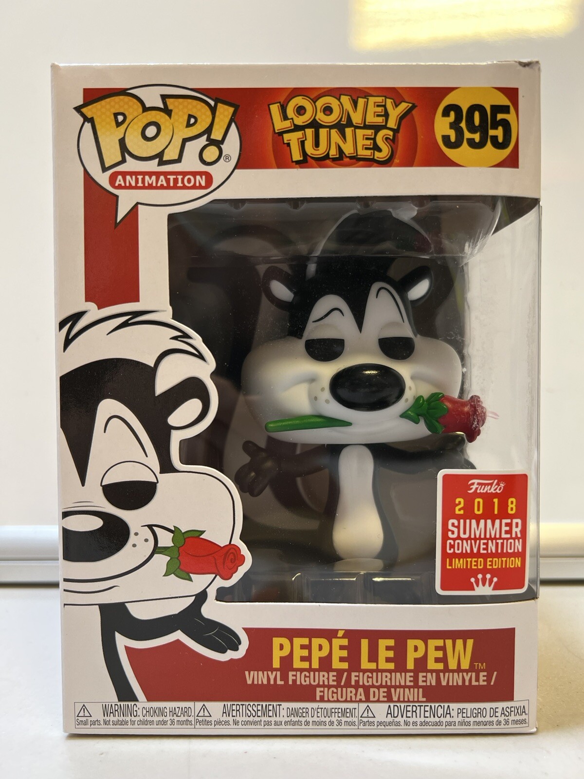 @ Funko Pop 395 Looney Tunes Pepe Le Pew 2018 Summer Convention w ...