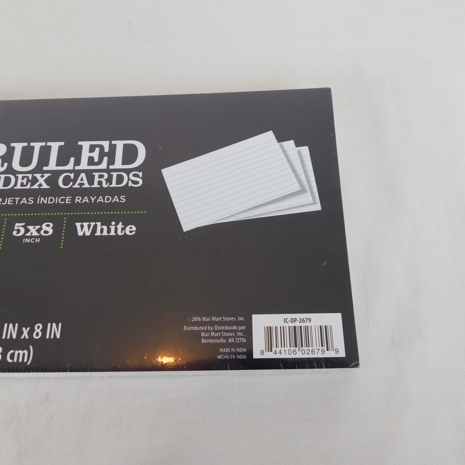 Pen Gear Ruled Index Cards Lot of 2 White 5x8 100 Count Each New in ...