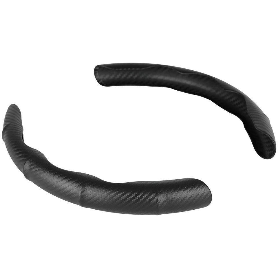 For Ford Mustang GT PU Leather Steering Wheel Cover Protector Non-Slip ...