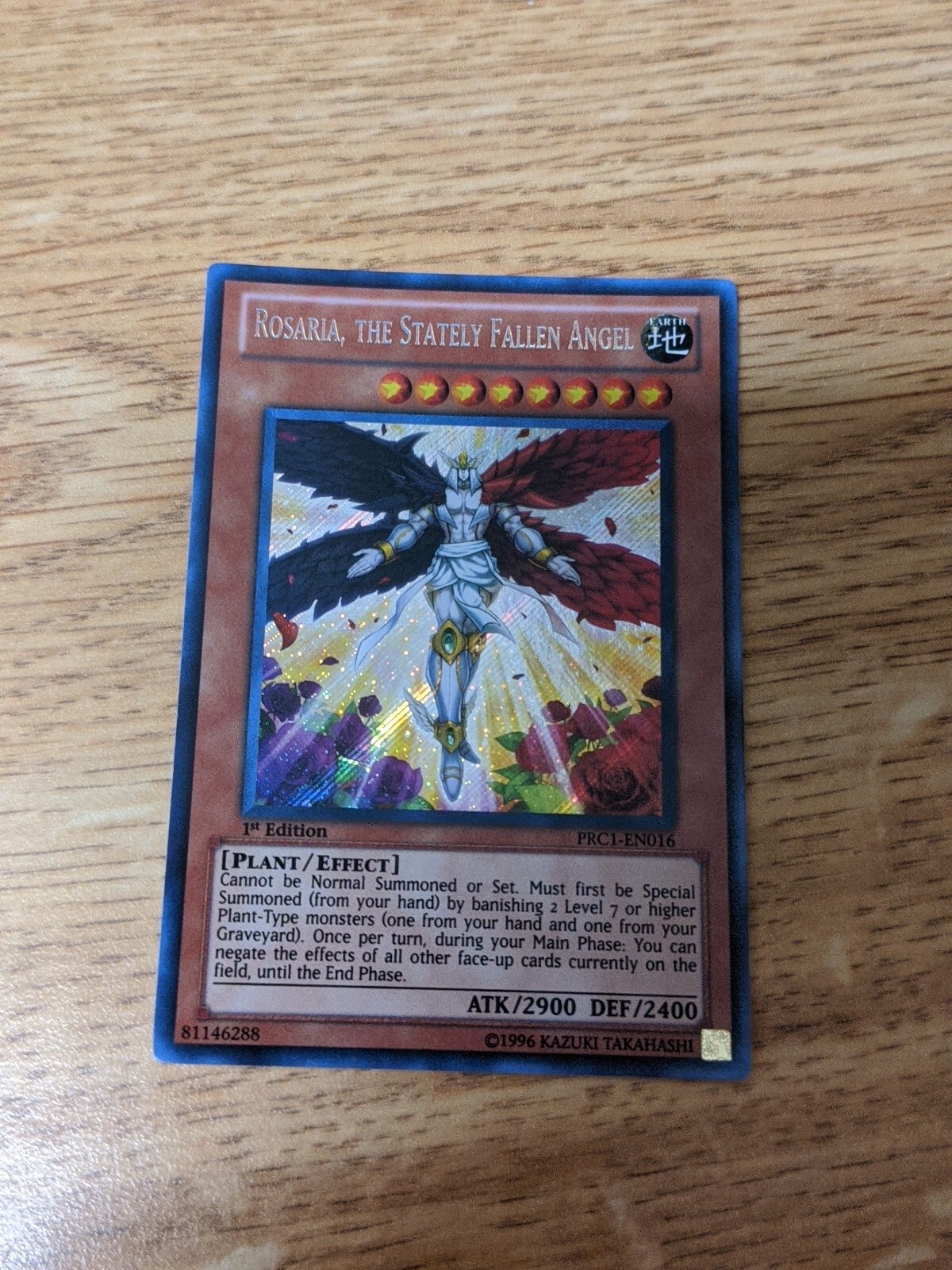 Yu-Gi-Oh! TCG Rosaria, the Stately Fallen Angel 2012 Premium Tin PRC1 ...