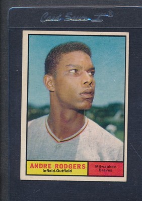 1961 Topps #183 Andre Rodgers Braves EX *1471 | eBay