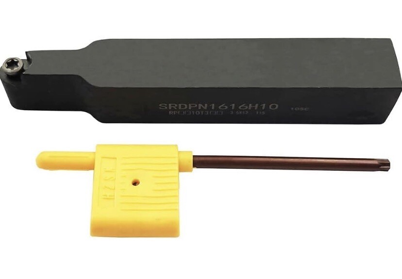 10* RPMT10T3MOE R5 Carbide Inserts + 5/8"/16mm SRDPN1616H10 Lathe ...