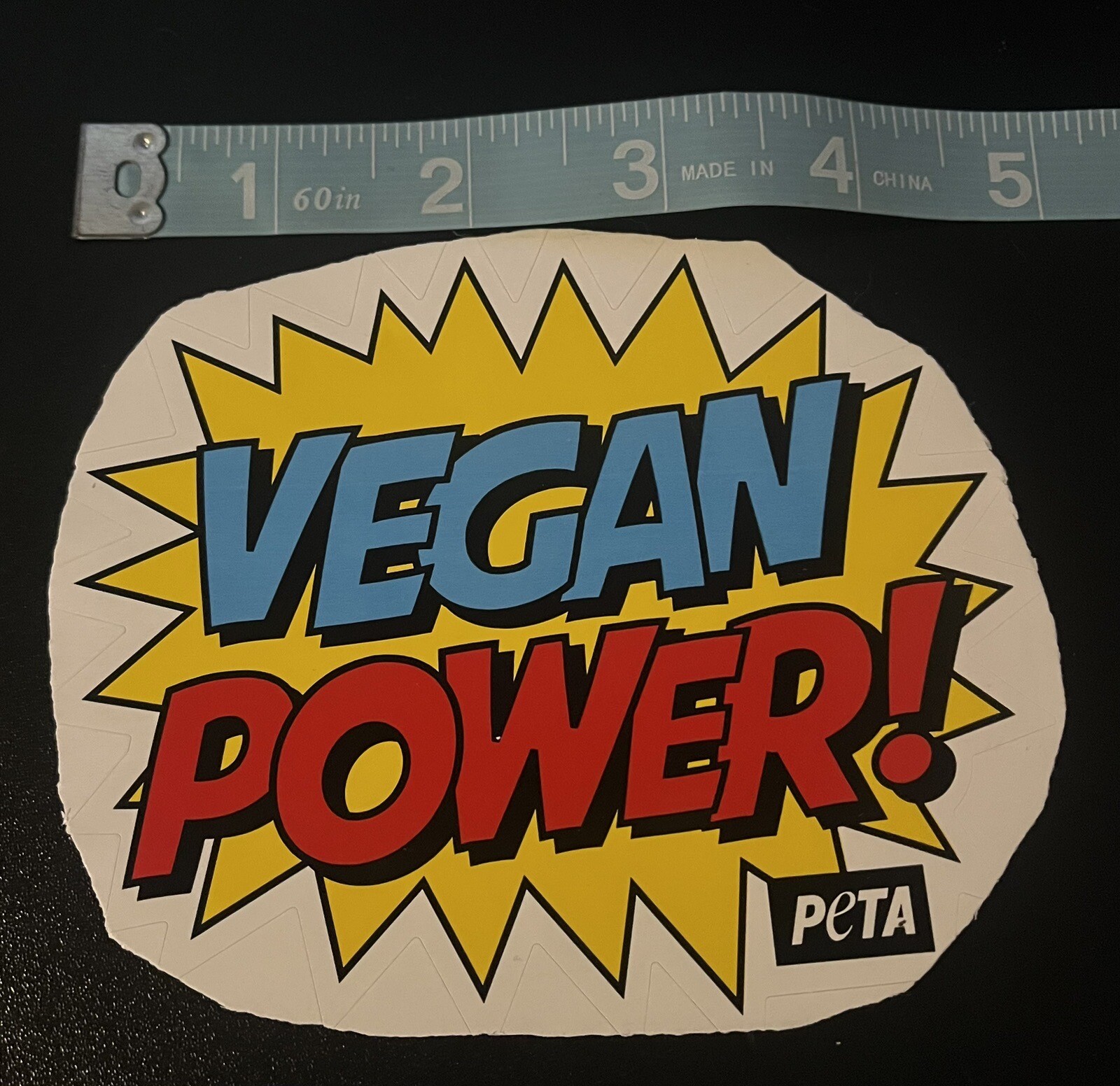 Vegan Power PETA Sticker | eBay
